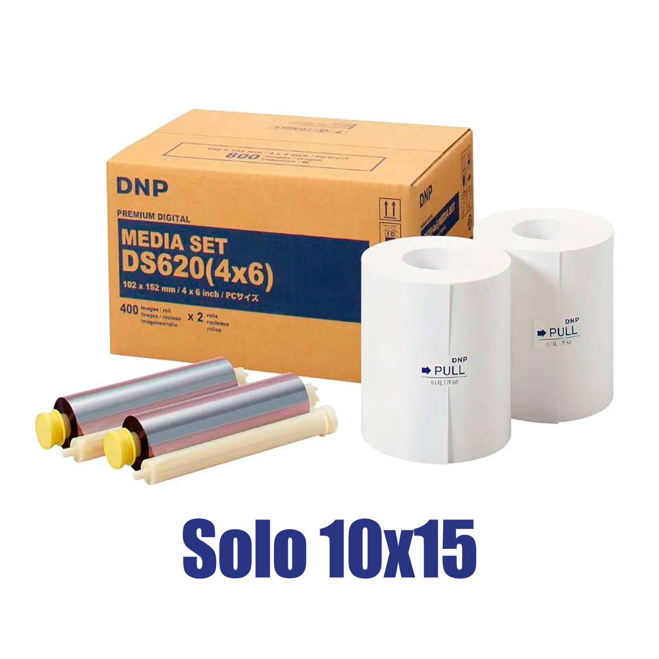 DNP 10x15 DS620 Papel Térmico 800 Fotos | Swiss+pro